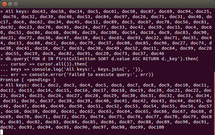 Node.js Tutorial: Getting Started with ArangoDB Node.js Tutorial: Getting Started with ArangoDB